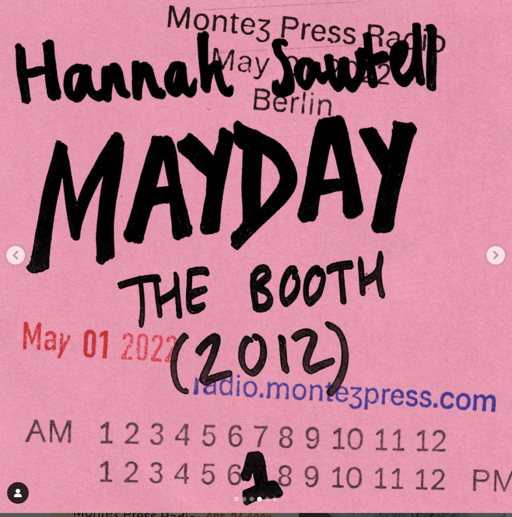 Elope Hannah Sawtell Mayday The Booth 2012 – Cashmere Radio